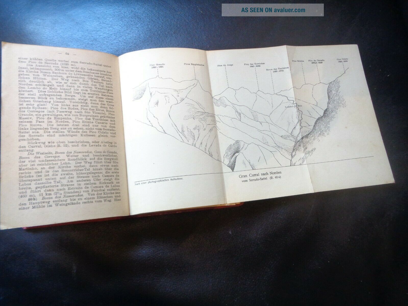 PORTUGAL MADEIRA RARE OLD GUIDE GERMAN BOOK | #43223965