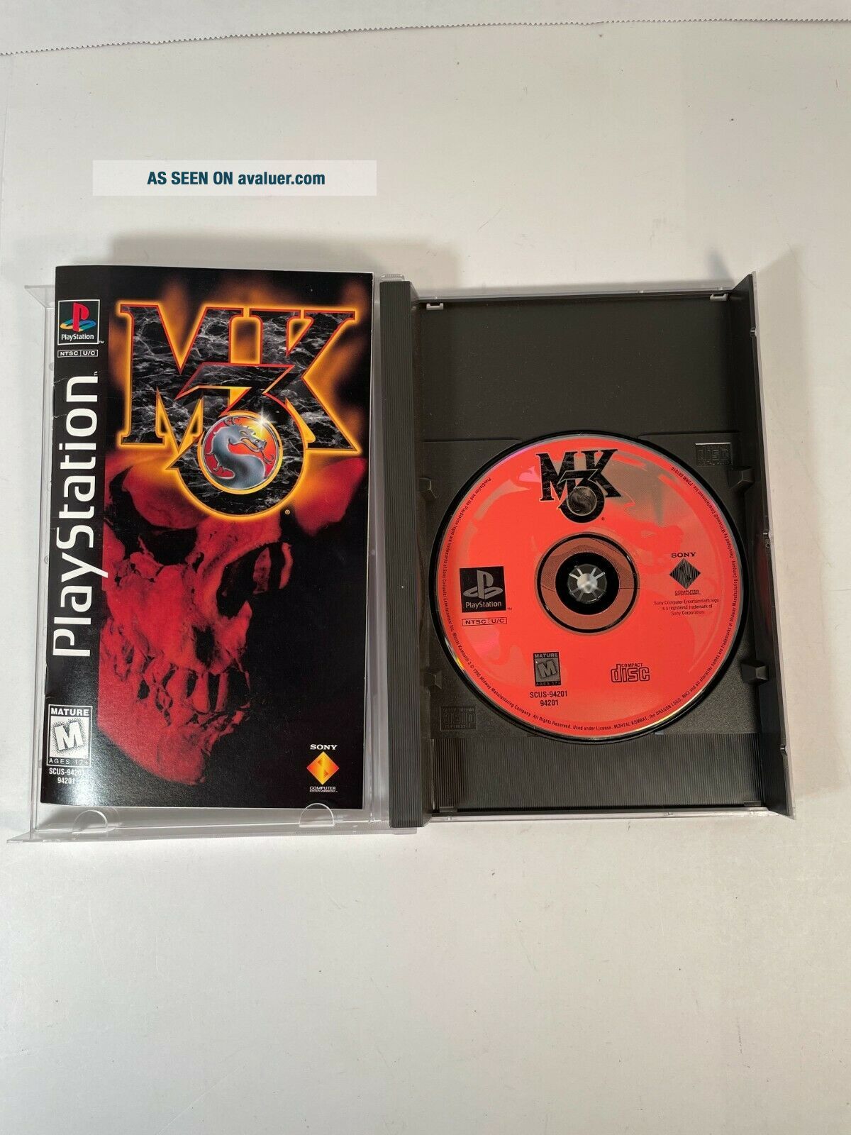 Playstation 1995 MK3 (Mortal Kombat 3) In Jewel Case PS1 Long Box Rare ...