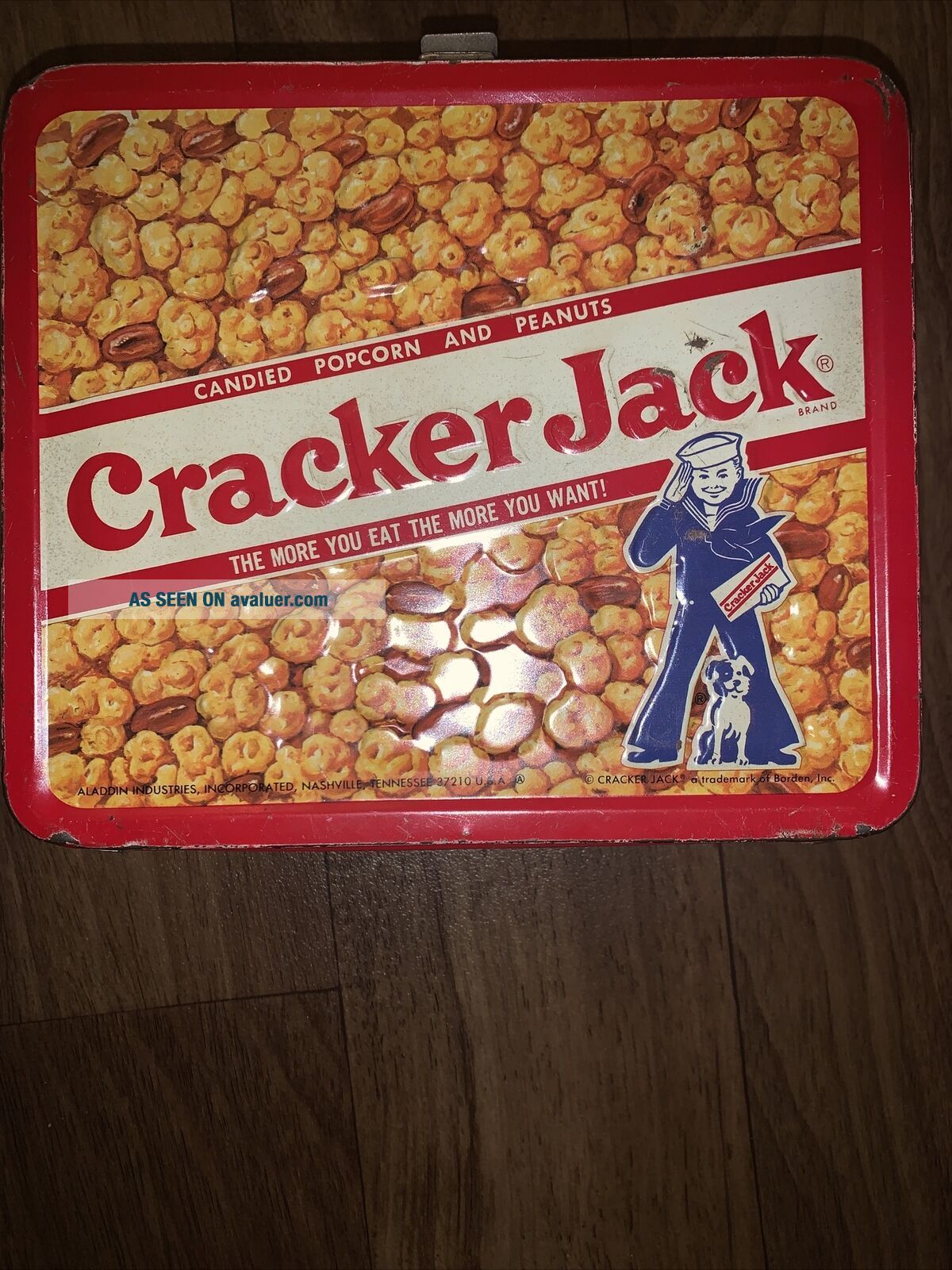 Rare Vintage 1979 CRACKER JACK Metal LUNCH BOX | #43227800