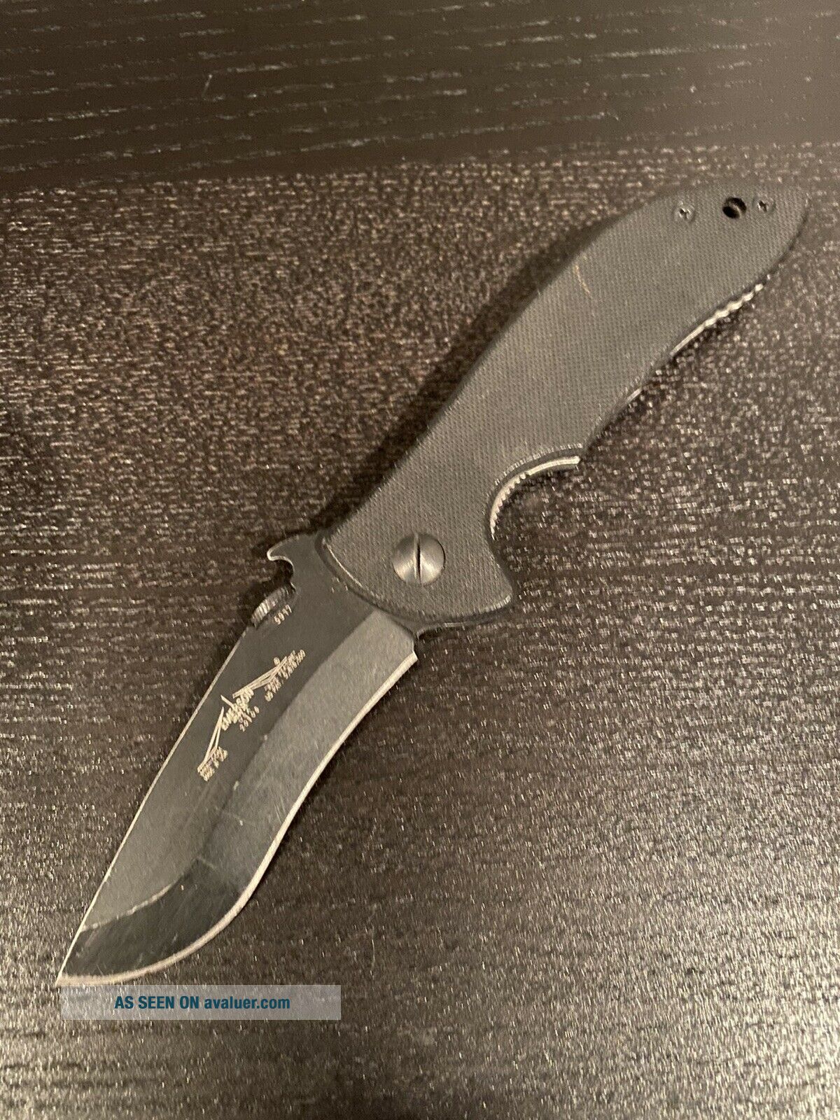 Emerson Knife Mini Commander Rare Plain Edge From 2008 | #43266410