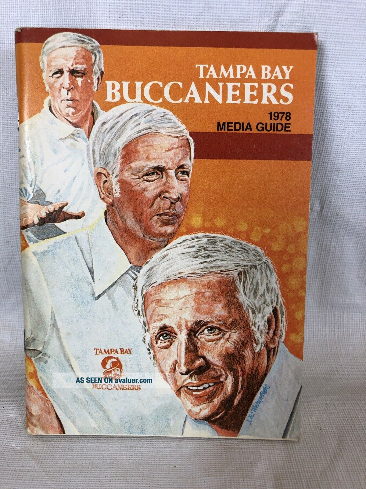 1978 TAMPA BAY BUCCANEERS NFL Football Media Guide Coach John McKay ...