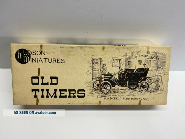 Hudson Miniatures 1949 1:24 Scale Old Timers 1909 Model T Ford Touring ...