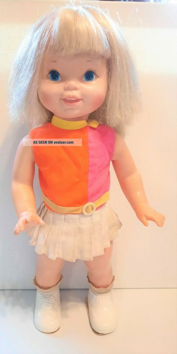 Vintage 18 " Tall 1964 Mattel Swingy Doll Dances And Walks In Orig ...