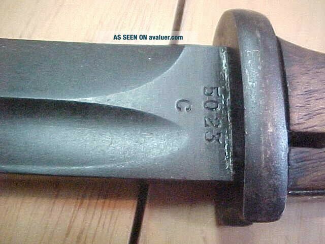 Rare German WW2 S/175 Code 98k Bayonet And Unmarked Scabbard | #43351061