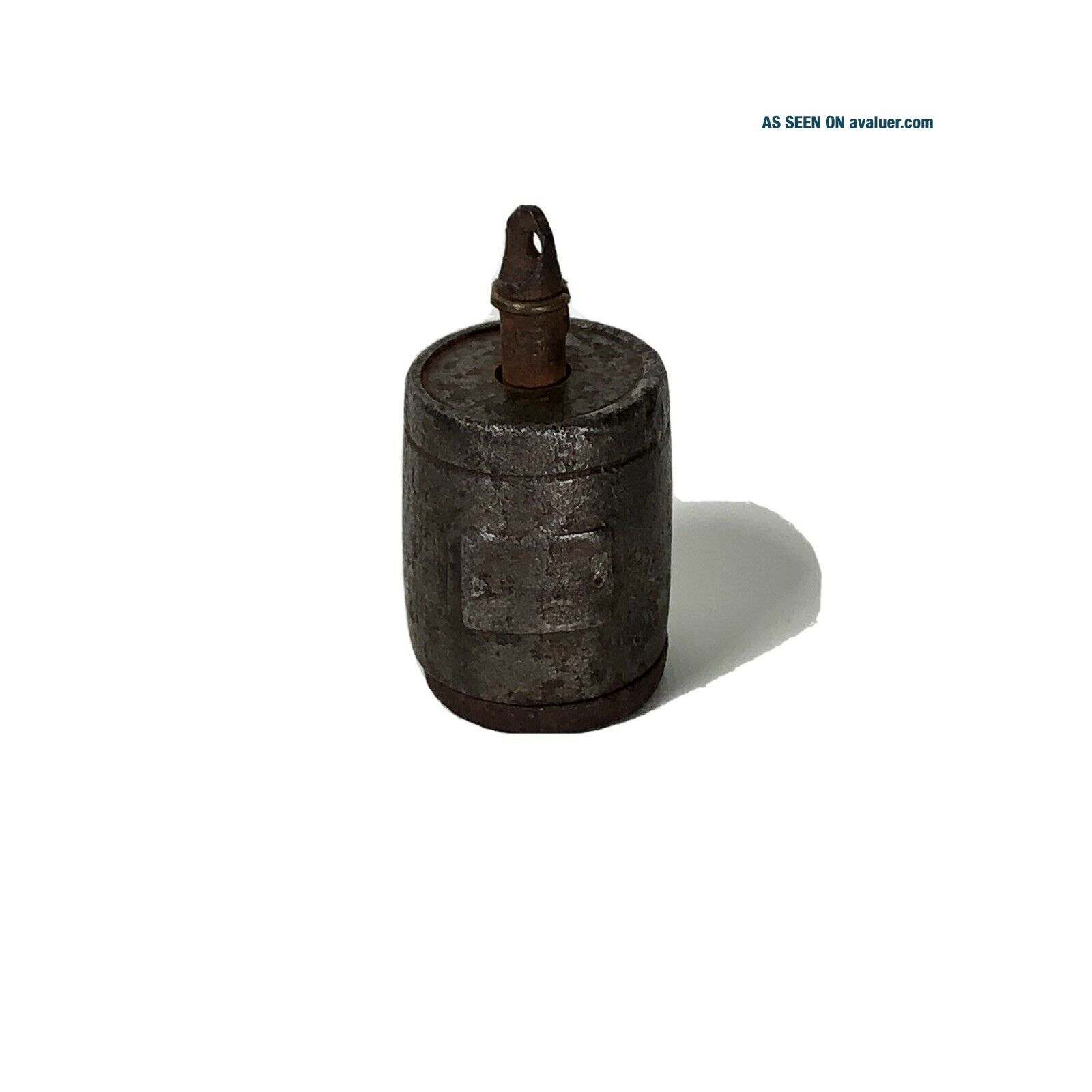 RARE Vintage Cast Iron Toy Powder Keg Cap Bomb 2 1/8” | #43358068