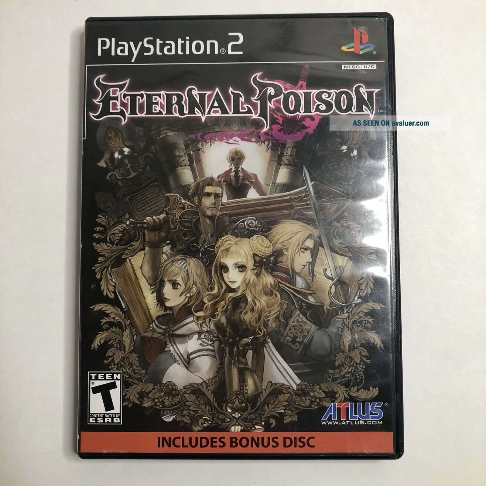 ETERNAL POISON (Playstation 2) Atlus RPG Game PS2 Complete /w ...