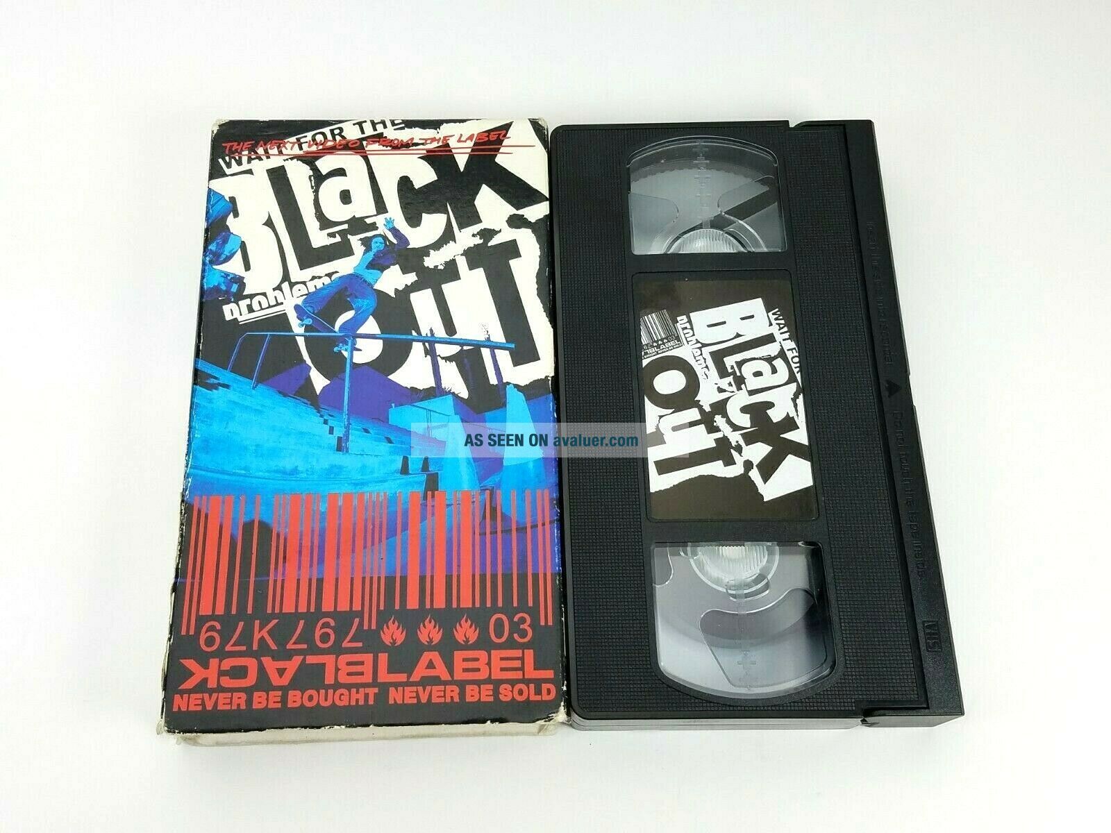 Black Label Wait For The Black Out Skateboard VHS Rare | #43352392