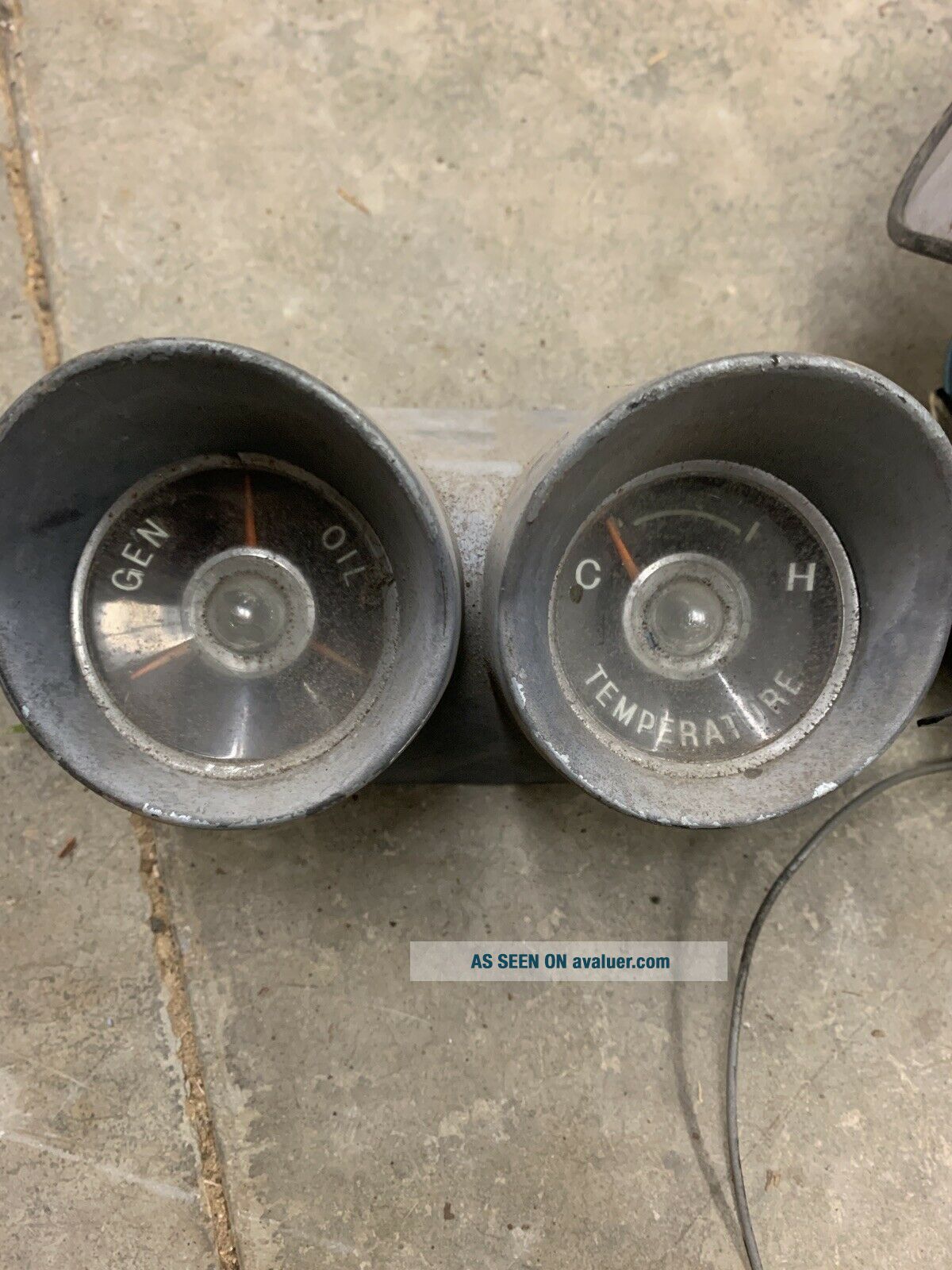 1959 1960 Chevy Impala Belair Biscayne Dash Gauges With Rare Clock ...