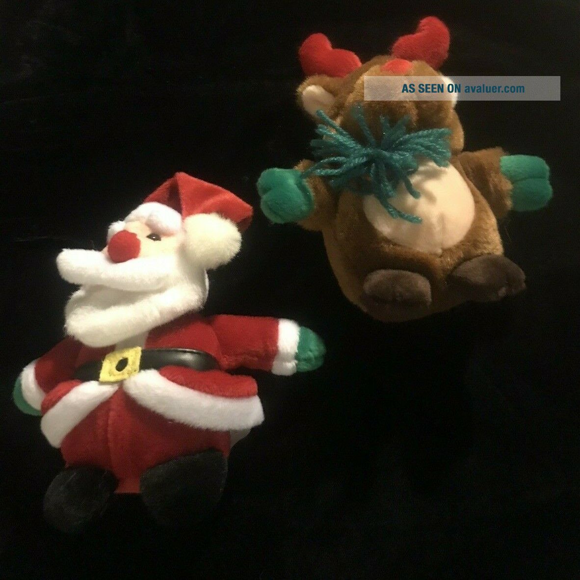 VINTAGE JINGLE Santa & Reindeer ELectronic Music 90S TL TOY RARE ...
