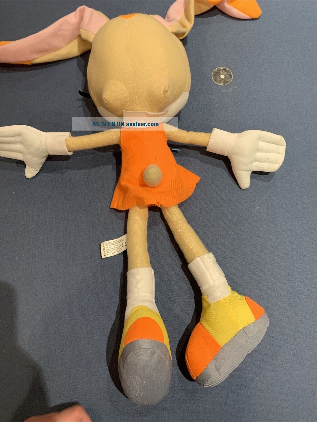 KellyToy Sega Sonic The Hedgehog CREAM RABBIT 18 " Stuffed Plush Doll ...