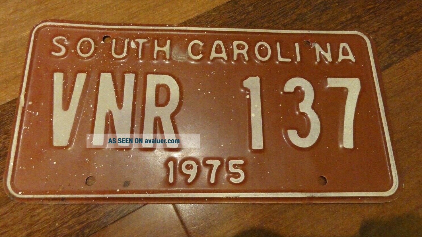 1975 RARE BROWN South Carolina Car License Plate Expired | #43467464
