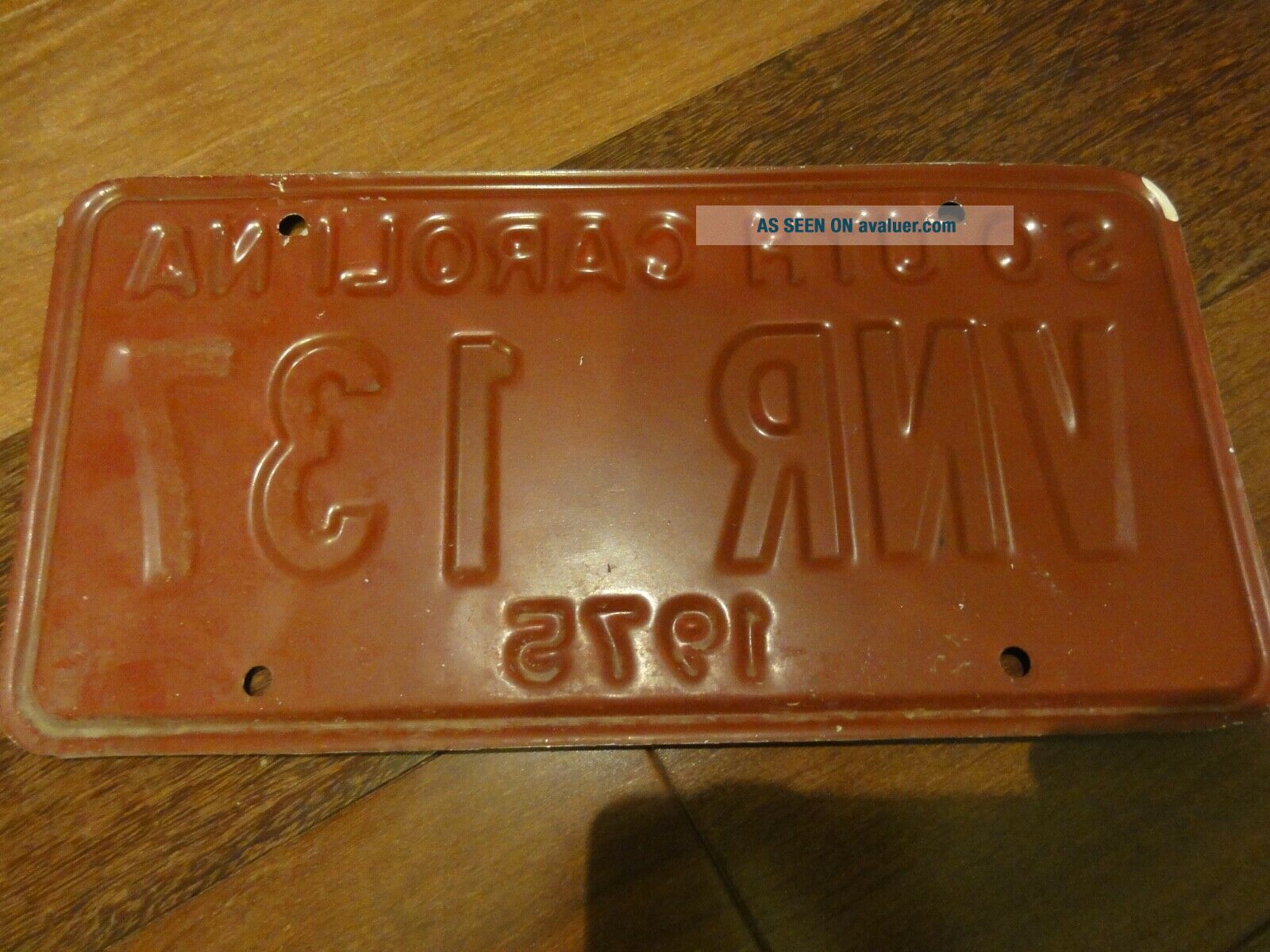 1975 RARE BROWN South Carolina Car License Plate Expired | #43467464