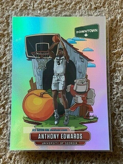 2020 Panini Prizm Draft Picks Anthony Edwards Downtown Ultra Rare ...
