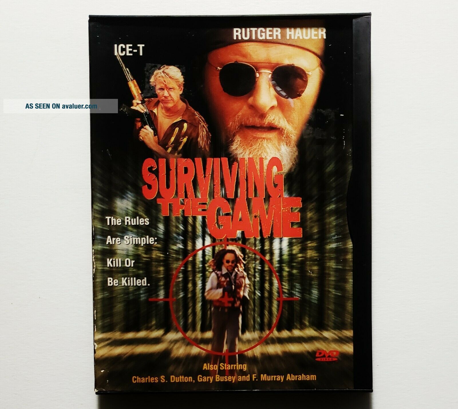 Surviving The Game (DVD, 1999, Snapper Case) RARE OOP Ice - T Rutger ...