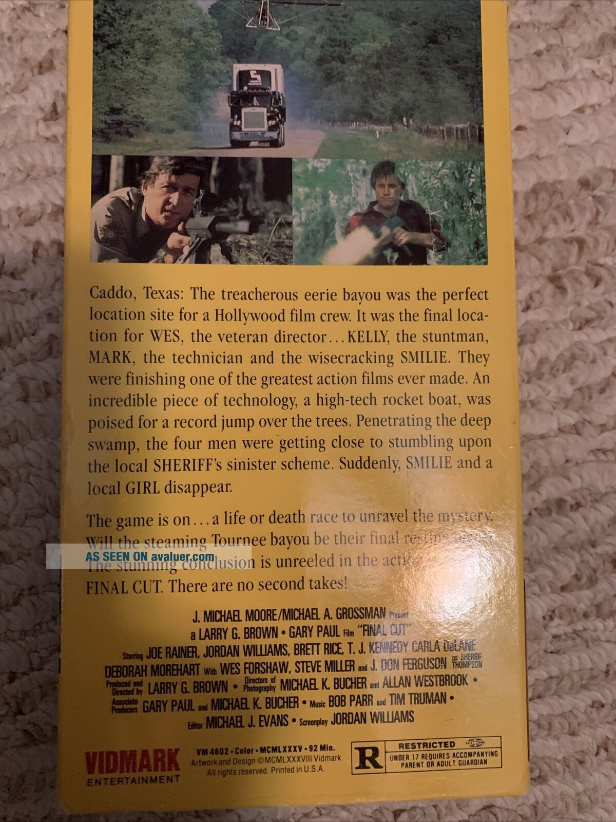 Final Cut Vhs Gary Paul Oop Rare Htf Joe Rainer | #43557233