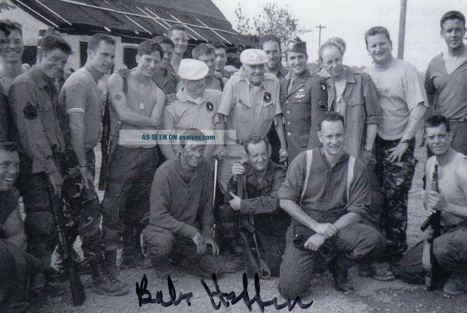 Edward “Babe” Heffron Band Of Brothers Bulge WWII 101st AB SIGNED 4x6 ...