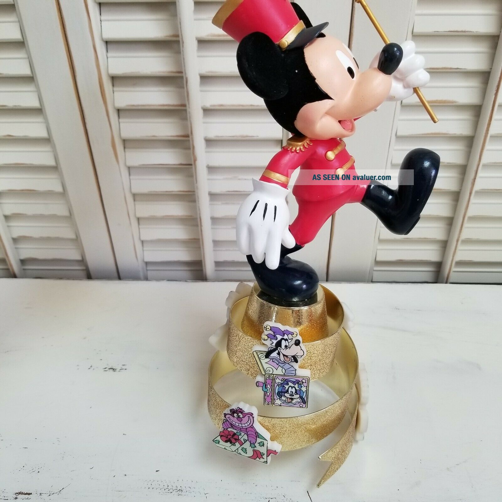 Mickey Mouse Band Leader Christmas Tree Topper Disney 11 " 2003 Rare ...