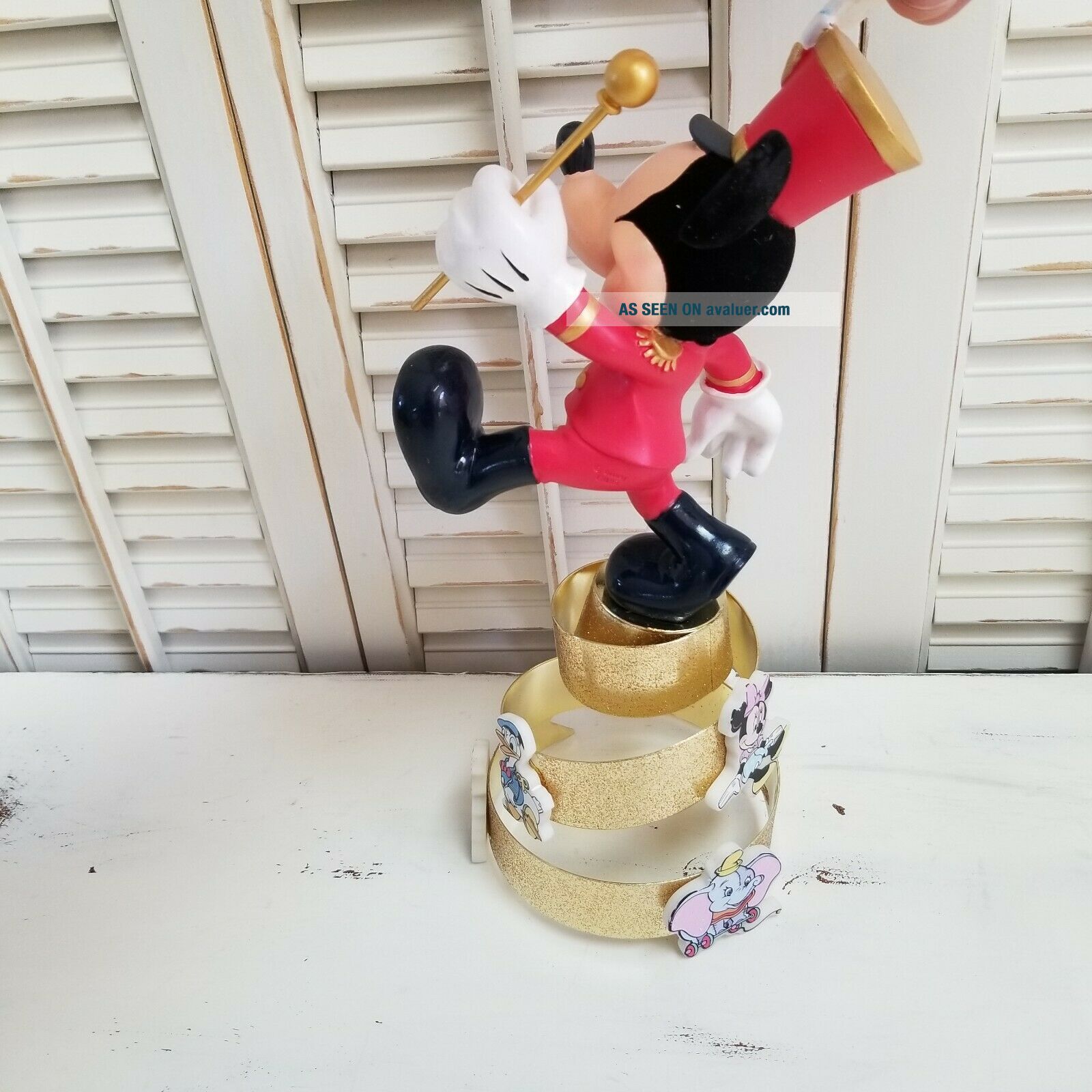 Mickey Mouse Band Leader Christmas Tree Topper Disney 11 " 2003 Rare ...
