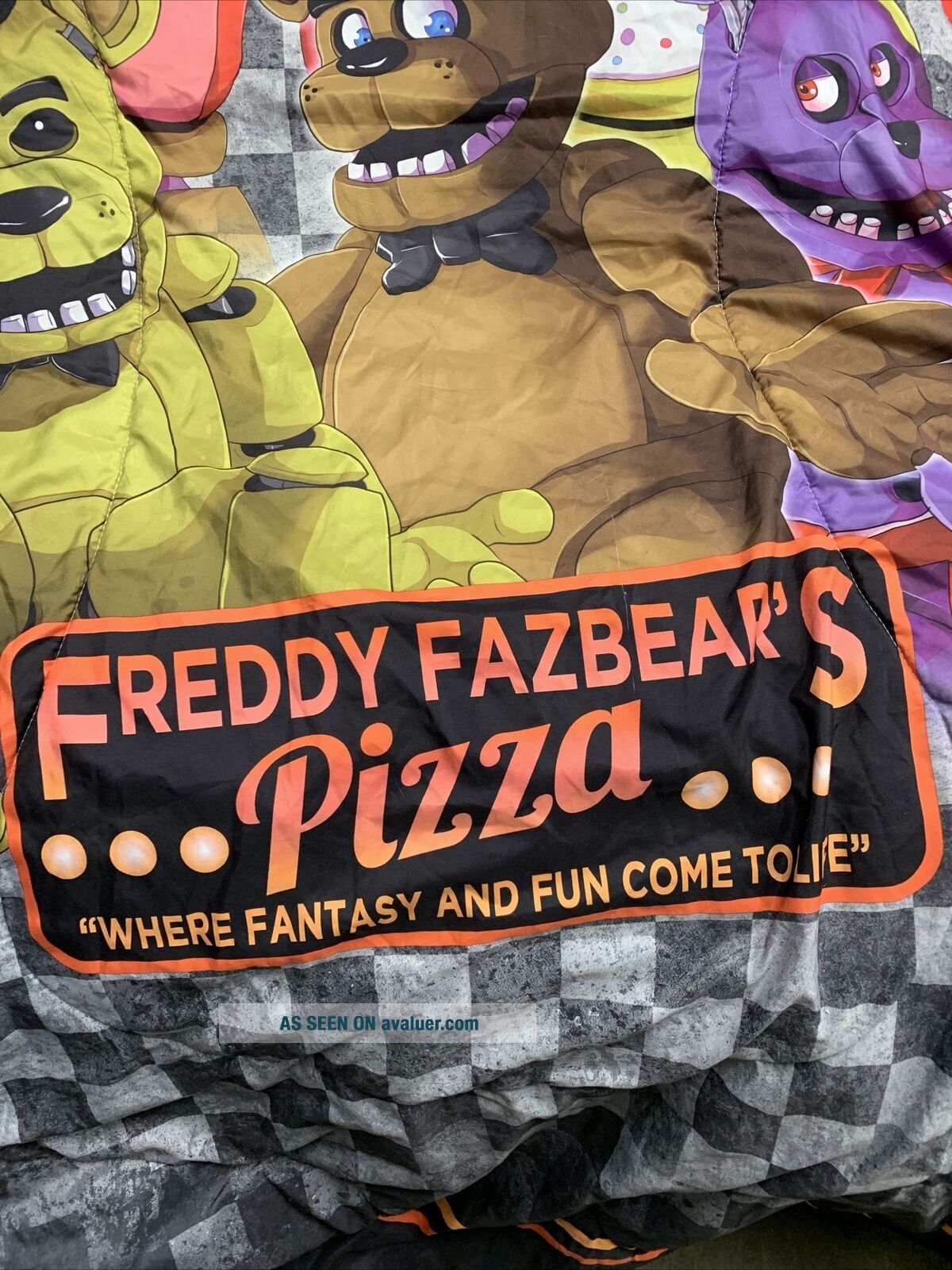 2017 Five Nights At Freddys Comforter Blanket 65x90 Full Size Rare Not ...