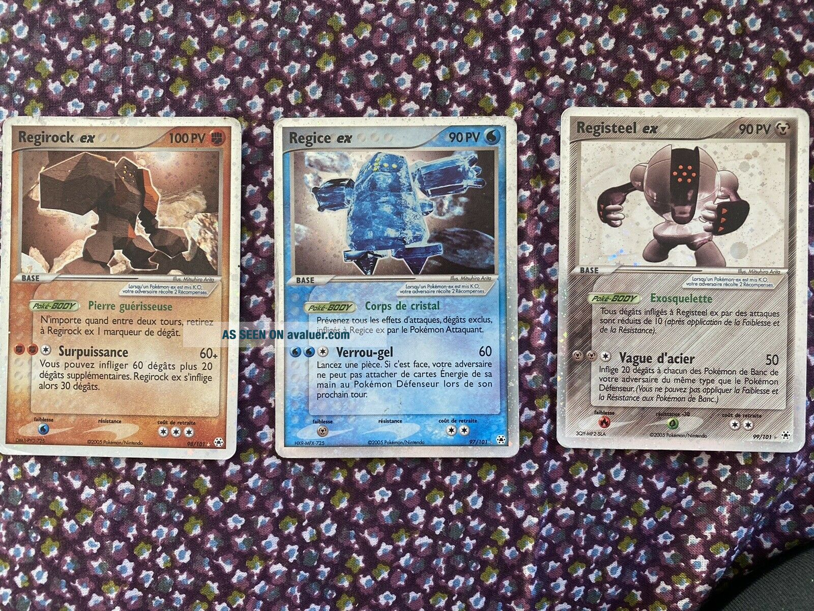 Regirock Ex Registeel Ex Regice Ex Non Mosaique (prisme) Ultra Rare ...