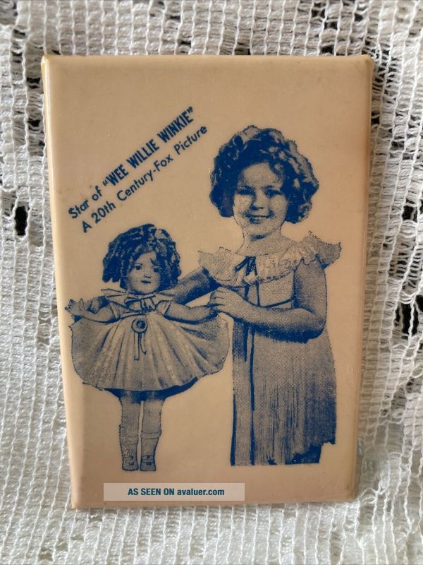 Vintage Shirley Temple Doll Pin And Mirror | #43726065