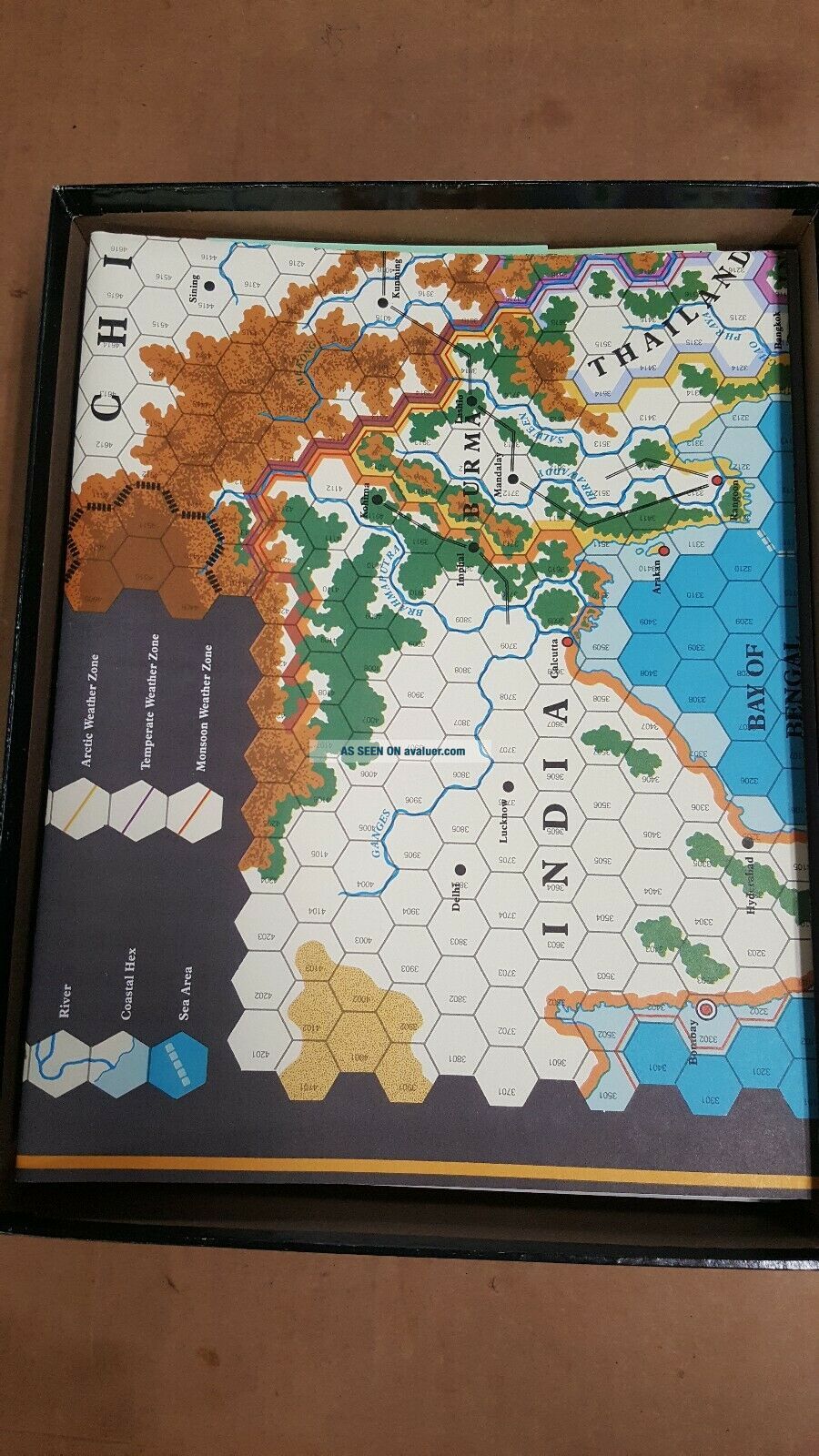 RARE SPI BRAND WAR GAME: WORLD WAR II : PACIFIC THEATER OF OPERATIONS ...