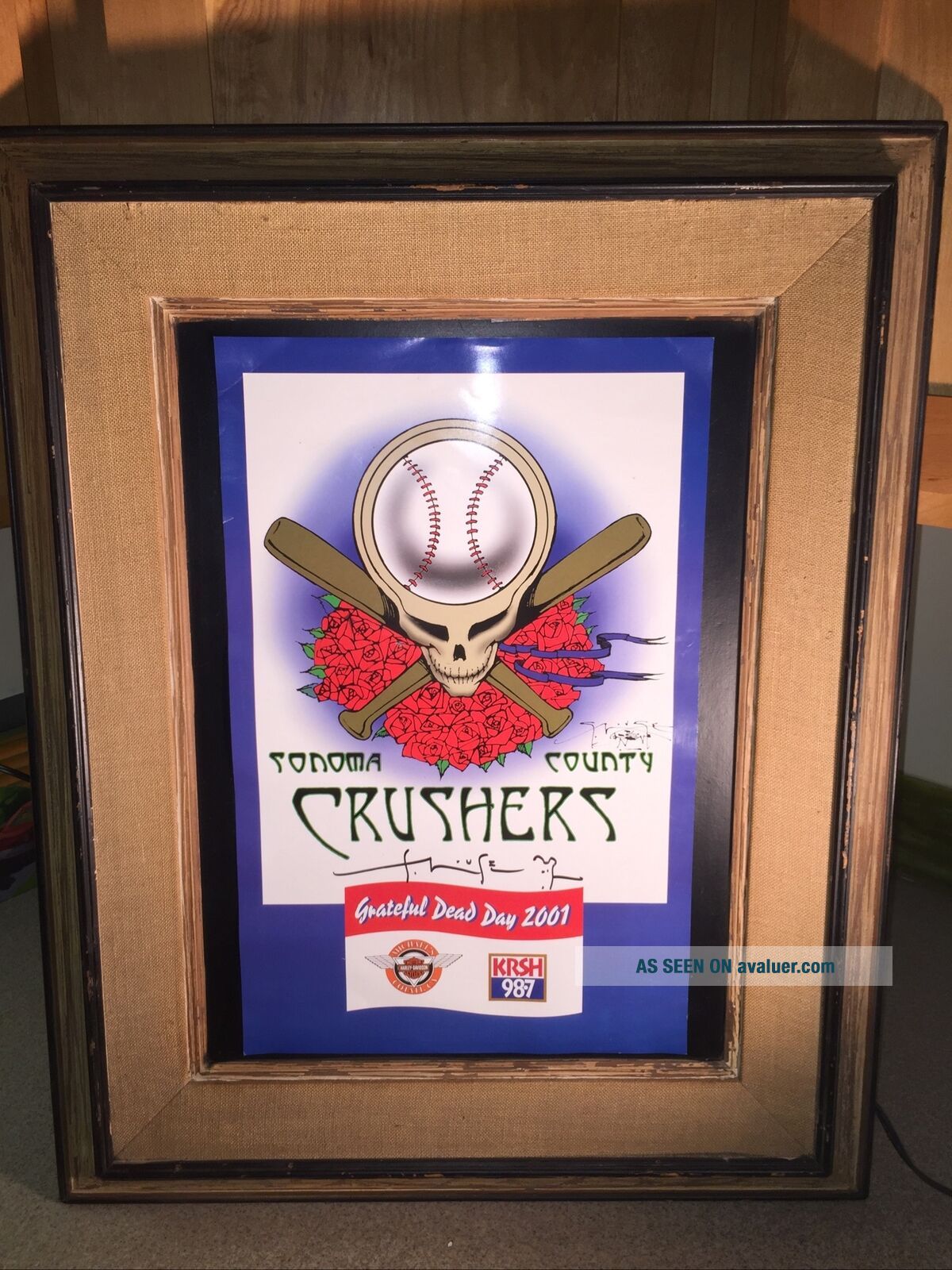RARE Stanley Mouse Signed Sonoma County Crushers Grateful Dead Day ...