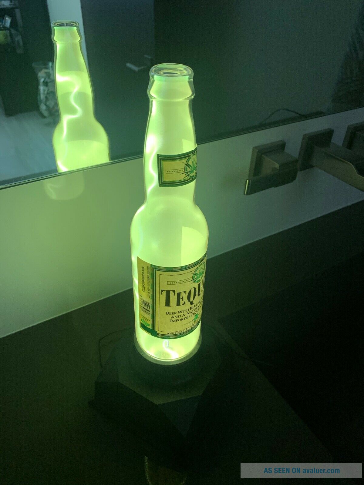 Tequiza Tequila Beer Bottle Lightning Plasma Tesla Lamp Display Light ...