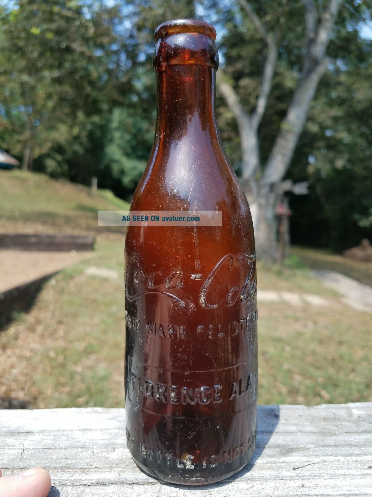 Florence Alabama Amber Coca Cola Bottle VERY RARE Variation | #43820383