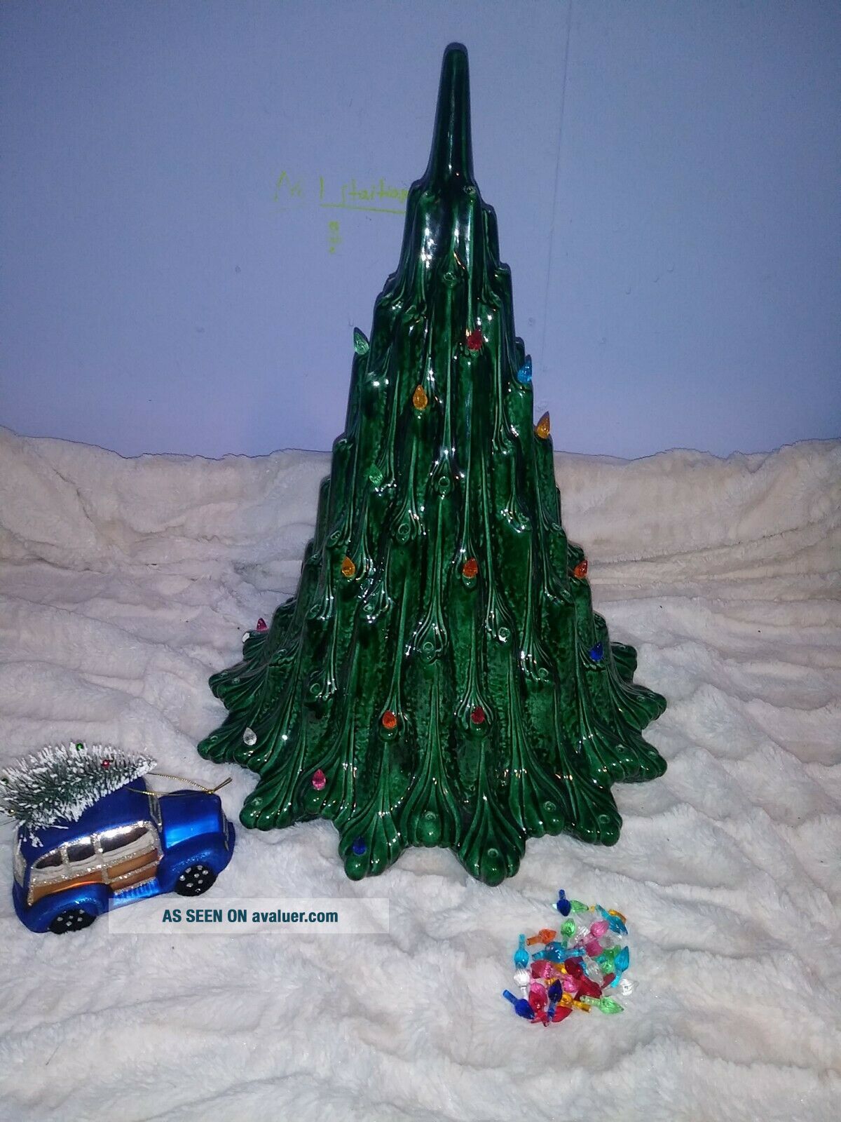 Vintage RARE Atlantic Lava Mold Christmas Tree\ Musical. TREE ONLY ...