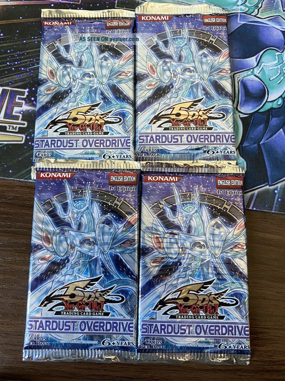 Yugioh 5Ds STARDUST OVERDRIVE 1st Edition Booster Pack EXTREMELY RARE ...
