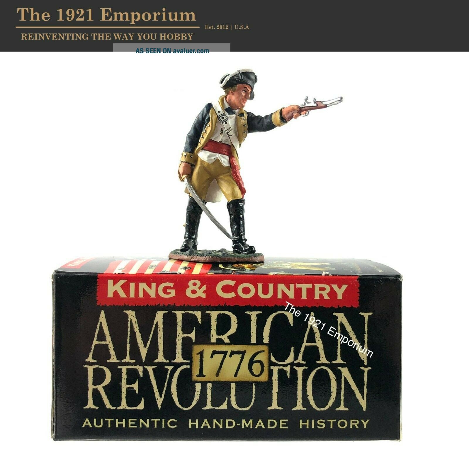 RARE 1:30 King & Country KC American Revolutionary War Continental Army ...