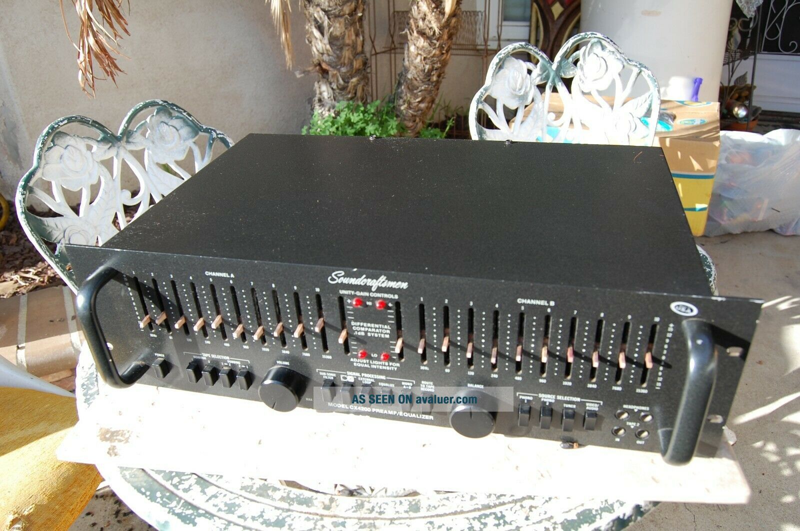 Vintage SOUNDCRAFTSMEN CX4200 PREAMP / EQUALIZER Great Sound Rare Model ...