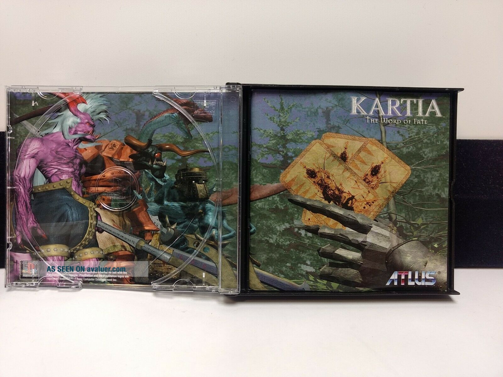 Kartia: The Word Of Fate (Sony PlayStation) RARE PS1 ATLUS RPG COMPLETE ...