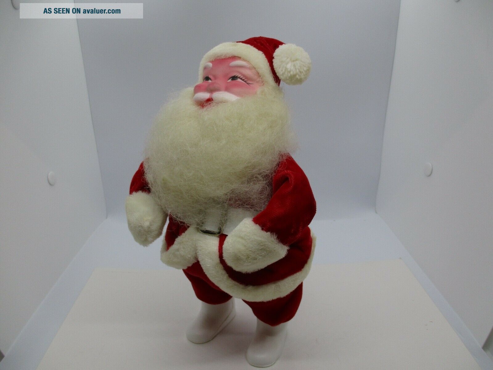 Rare HTF Vintage 10 " Harold Gale Santa Claus In Velvet Suit | #43882391
