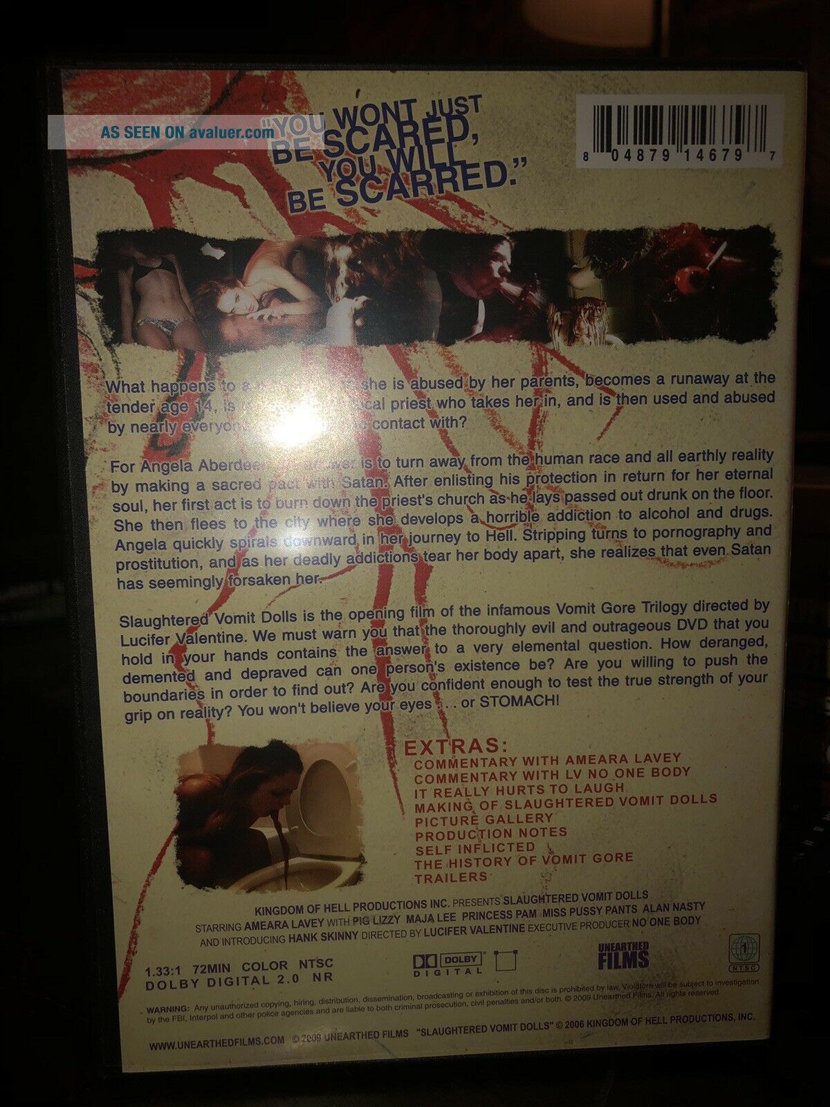 Slaughtered Vomit Dolls Dvd Unearthed Films Vomit Gore Lucifer ...