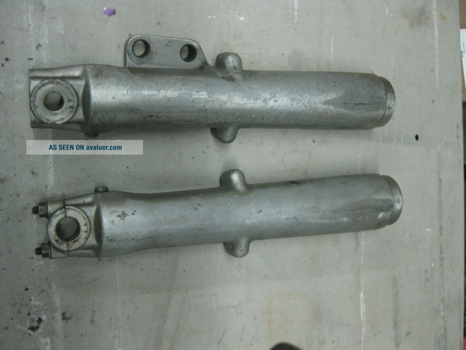 HARLEY - RARE 1972, 73 FLH SHOVELHEAD LOWER FORK LEGS 2 YEAR ONLY ...