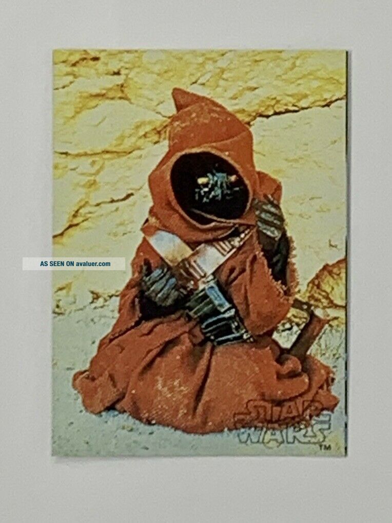 Rare Vintage Jawa 1977 Star Wars Topps Yamakatsu Mini Trading Card ...