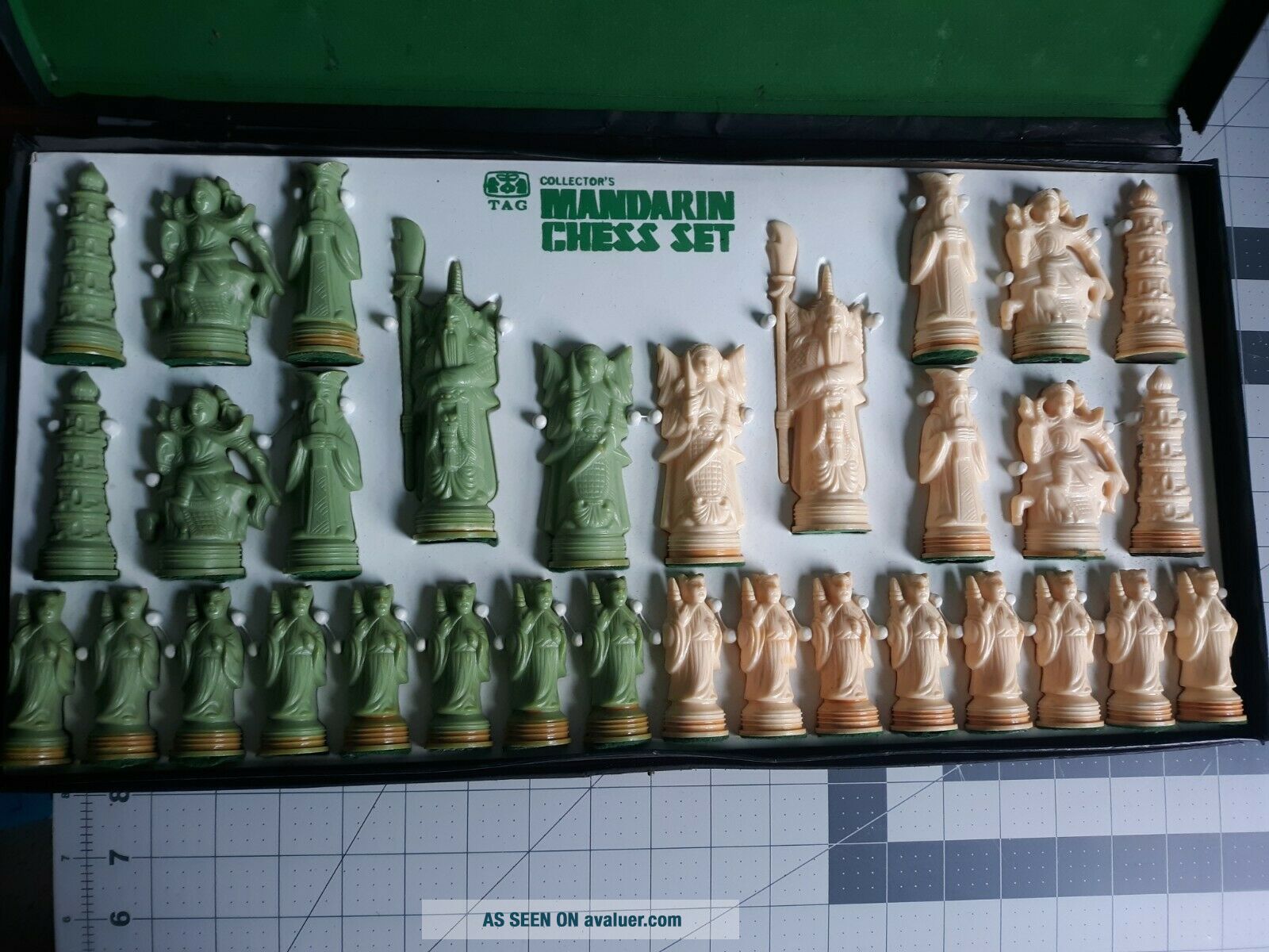 Vintage Rare Mandarin Figures Chess Set Complete By TAC | #43908564