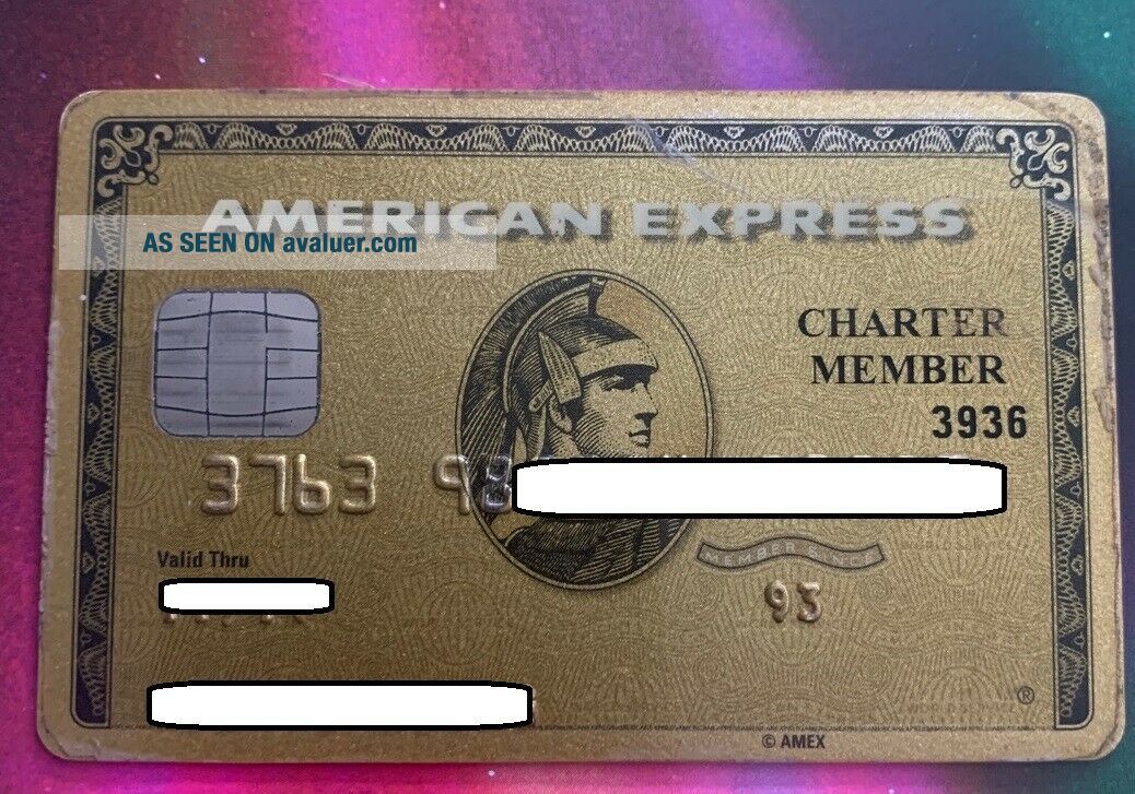 Expired Charter Member HK Gold Amex Card Rare To Find | #43910854
