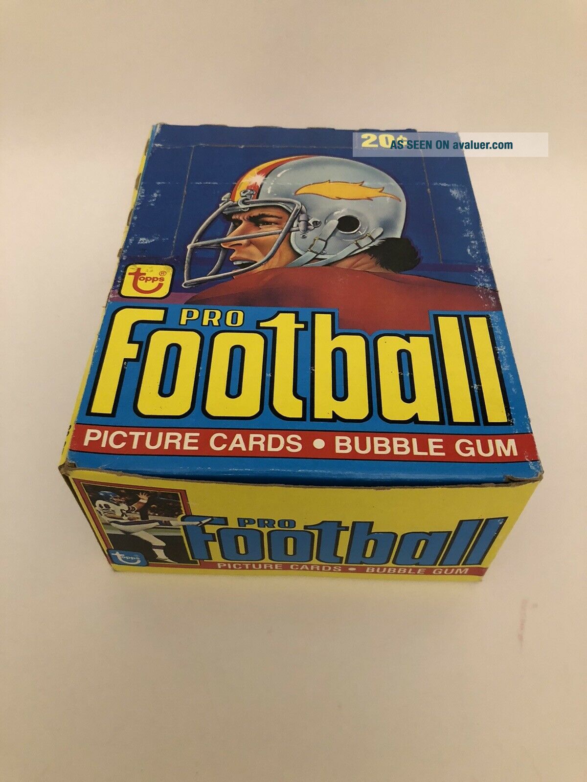 1978 TOPPS FOOTBALL WAX BOX HOLDS 36 PACKS RARE FIND EMPTY DISPLAY D ...