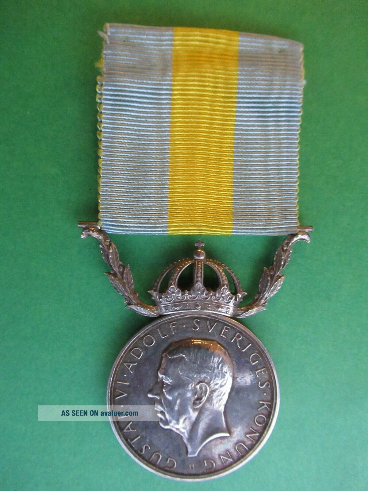 SWEDEN RED CROSS MEDAL OF MERIT IN SILVER 1951 - RARE MEDAL - ORDER ...