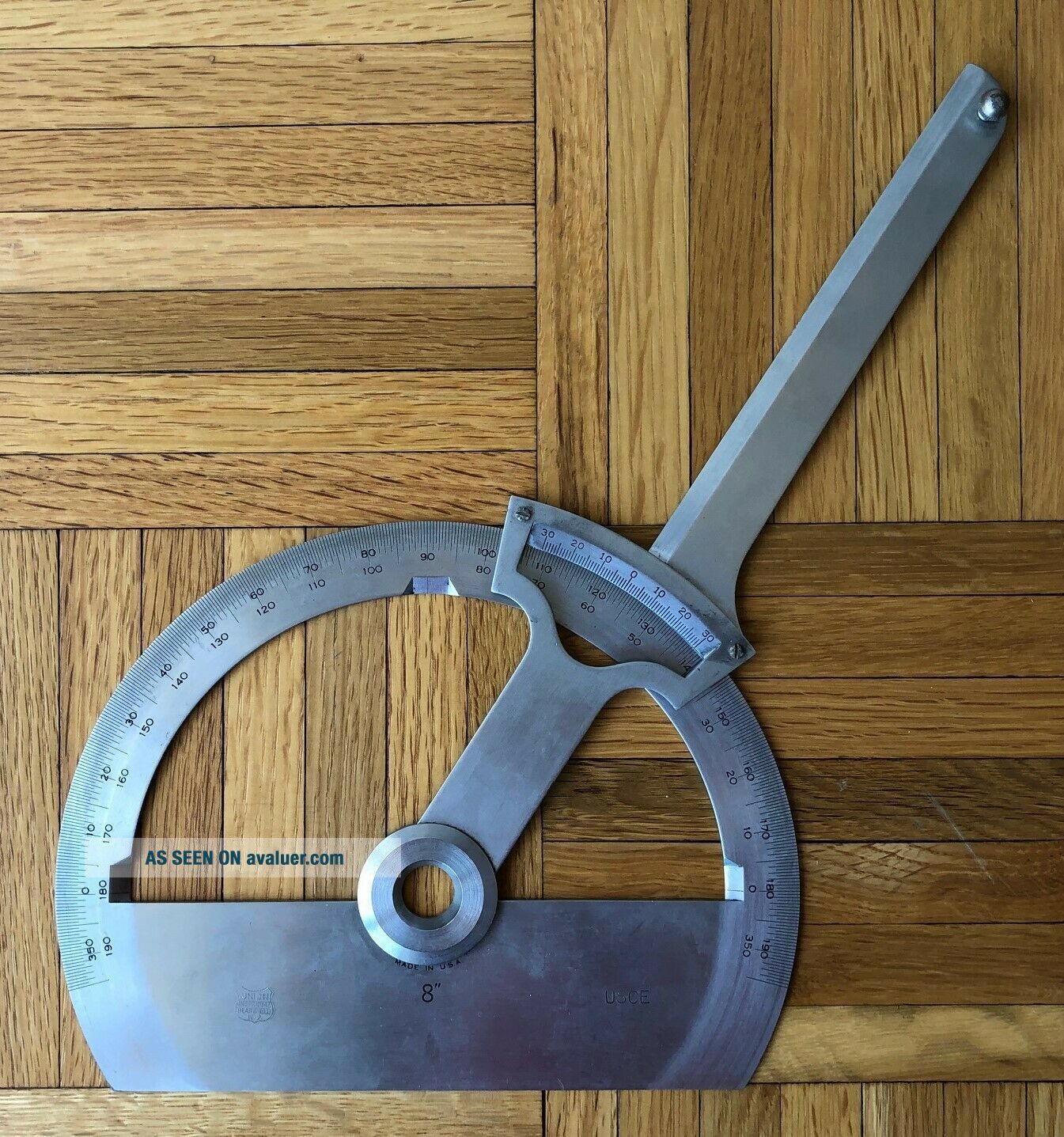 USCE (United States Corp Of Engineers) 8 Inch Protractor RARE WW2 Era ...