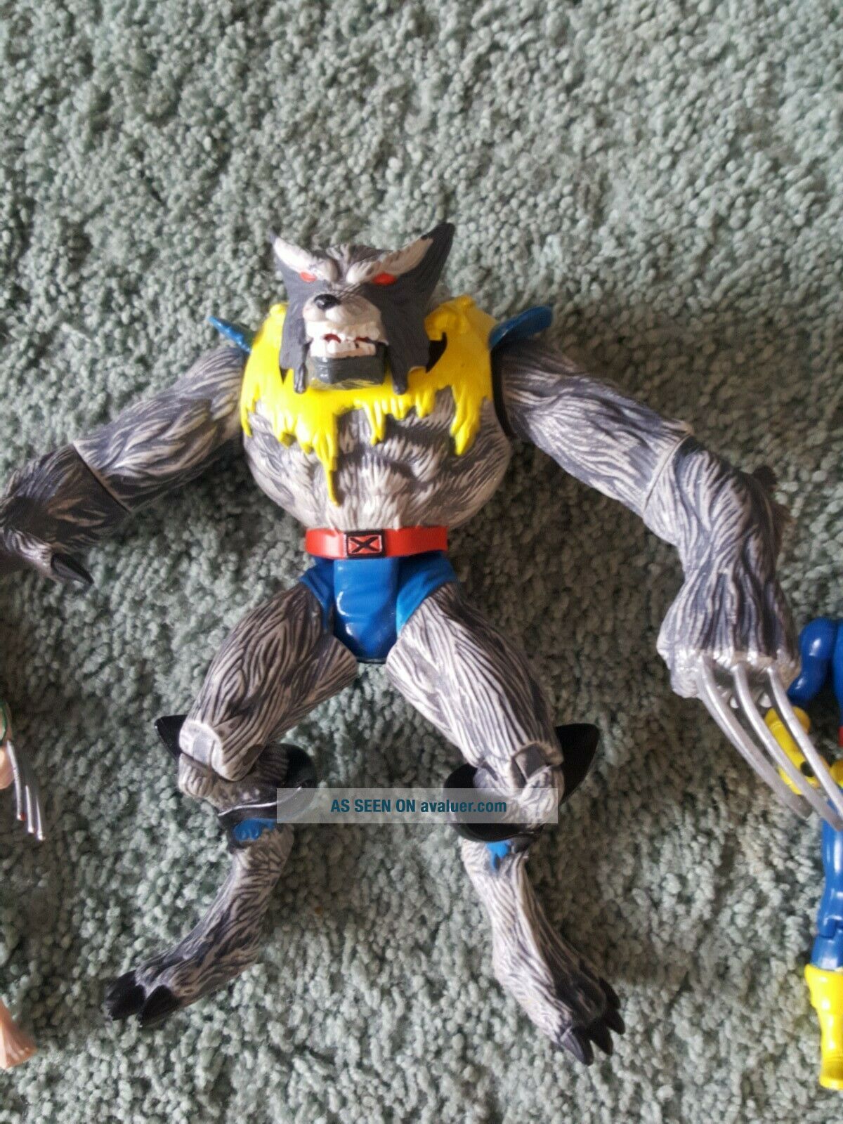 Wolverine Werewolf Cyclops Weapon X Marvel Toybiz Figure Rare X - Men ...