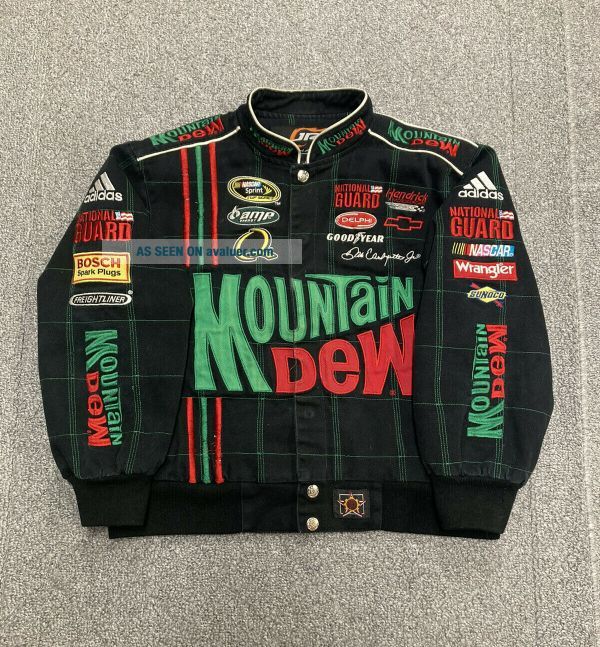 NASCAR Dale Earnhardt Jr Nation Mountain Dew Child Boys Youth Large 9/ ...