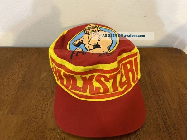 RARE Vintage 90s WWF WWE Hulk Hogan Hulkster Wrestling Kid Hat Painters ...