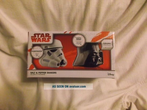 Star Wars Salt Pepper Shakers Storm Trooper Darth Vader FAST | #44109412