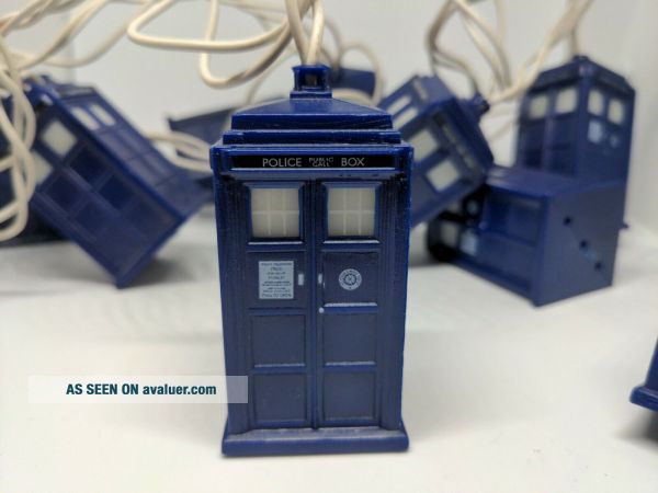 Dr. Who Tardis Police Call Box String Of 10 Lights | #44128355
