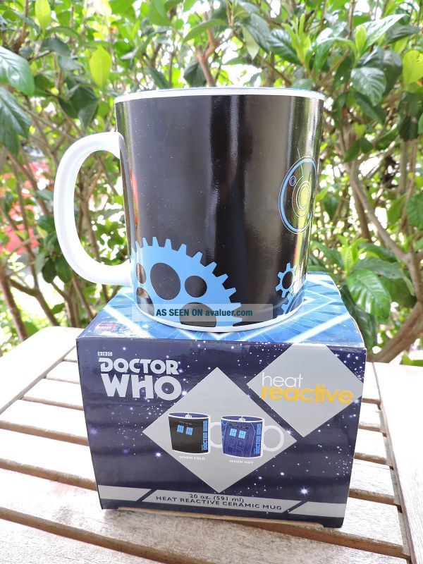 Doctor Who TARDIS 20 Oz. Heat Reactive Ceramic Mug In Gift Box Vandor ...