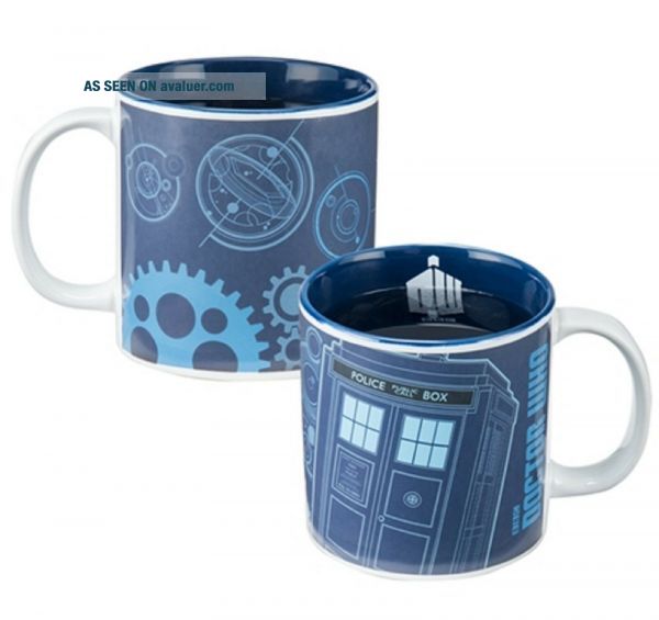 Doctor Who TARDIS 20 Oz. Heat Reactive Ceramic Mug In Gift Box Vandor ...